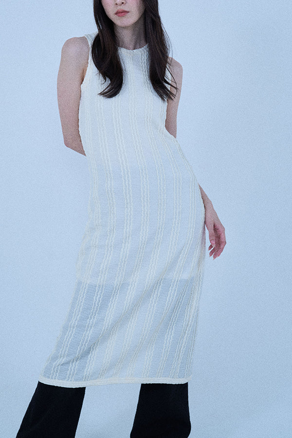 【Nora Lily elle】 Rib One-piece(Women)-WHITE-224350027-01 – INTERPLAY